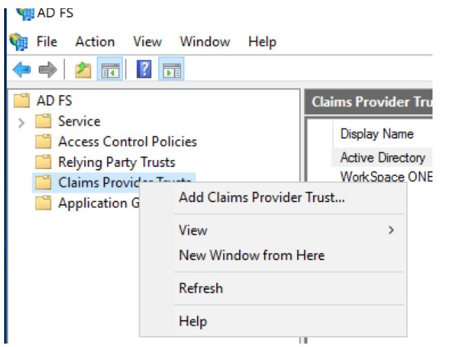 Using Workspace ONE Access as a Claims Provider in ADFS – Steve The ...
